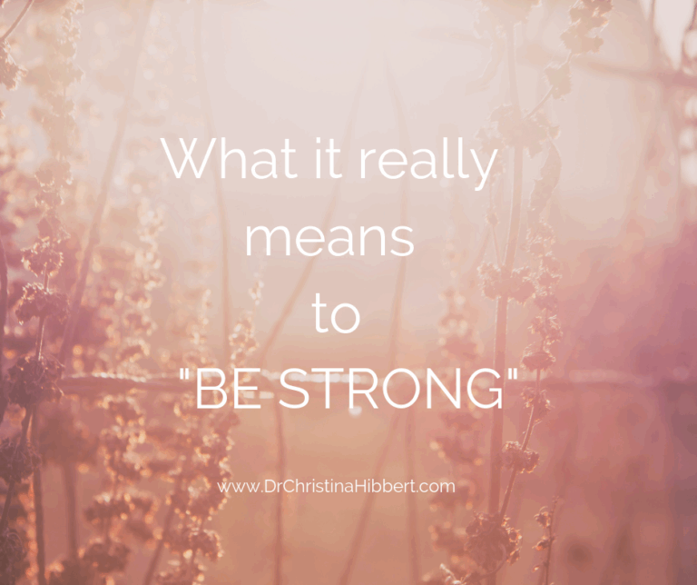What it Really Means to “Be Strong” - Pink Unicorn